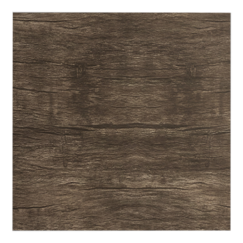 Steelside™ Zavier 2-Piece Round Nesting Coffee Table Set with Gray-Brown Woodgrain Top and Black ...